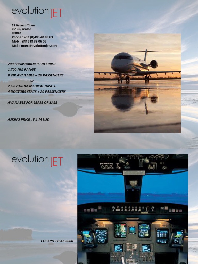 EJI - 10532-Bombardier - CRJ 100 LR | PDF | Aeronautics | Aircraft ...