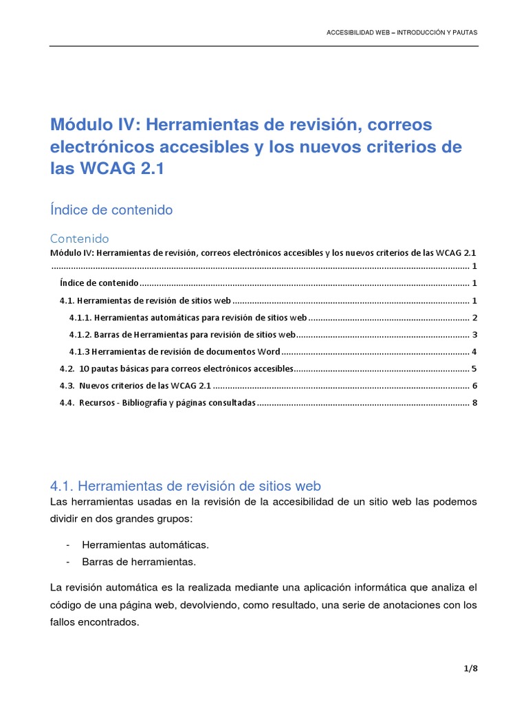 MODULO IV - INAP - Herramientas de Revisión y Nuevos Criterios de Las ...