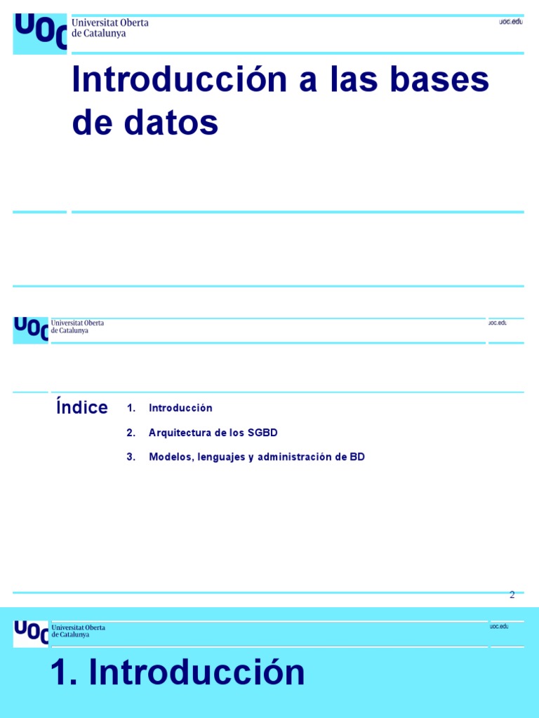 Introduccion A Las Bases de Datos | Descargar gratis PDF | Bases de datos | Base de datos relacional