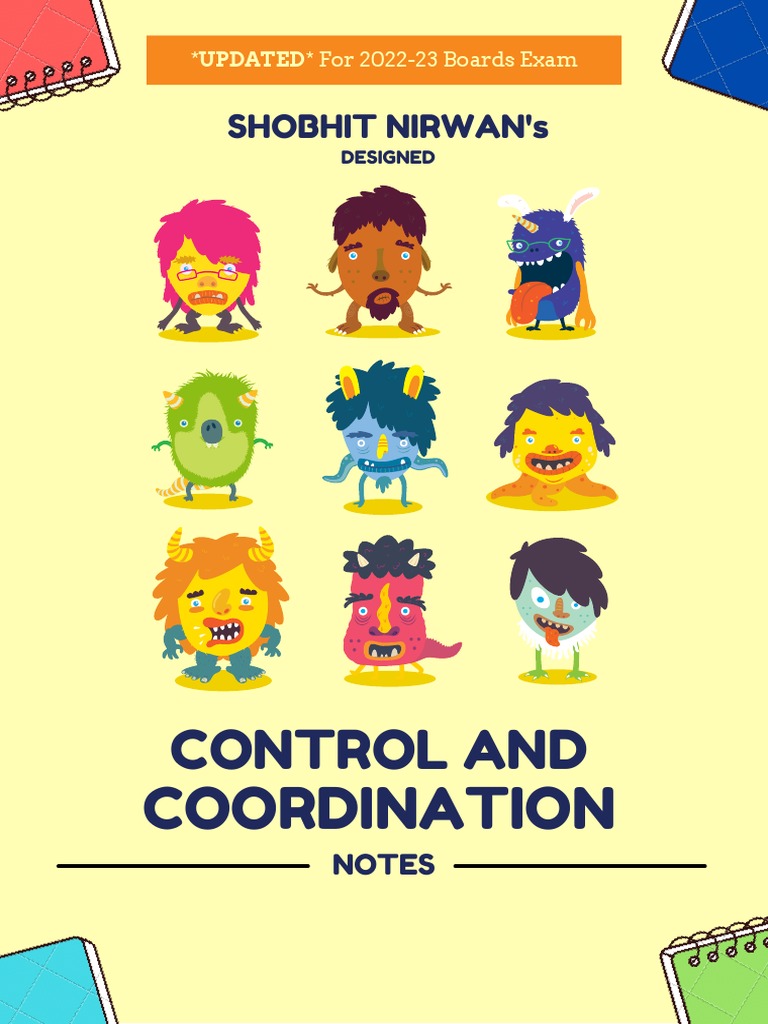 Control and Coordination Class Notes | PDF | Central Nervous System | Brain