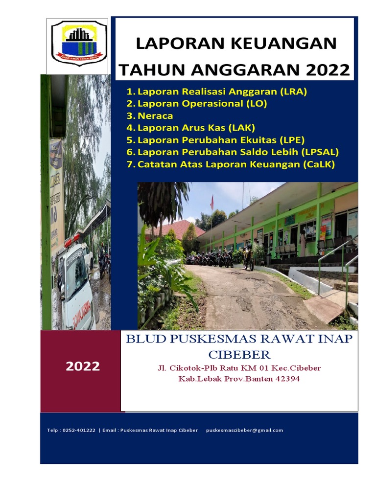 Laporan Keuangan Tahun Anggaran 2022: Blud Puskesmas Rawat Inap Cibeber | PDF | Bisnis ...
