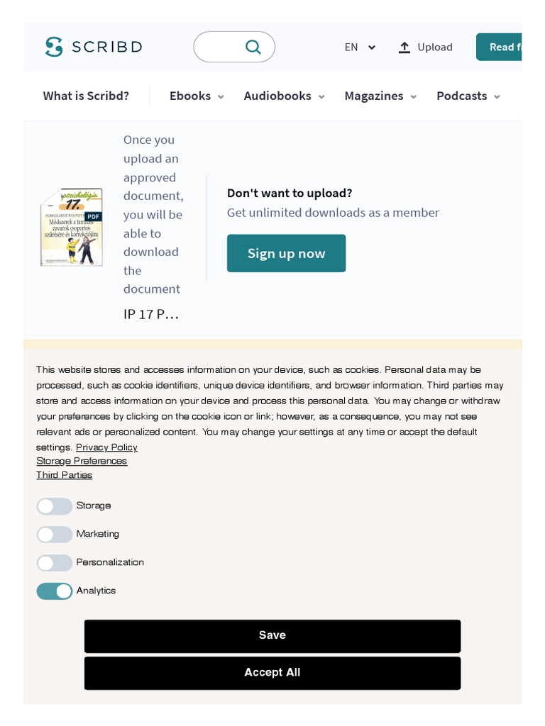 Upload A Document Scribd | PDF | Scribd | Http Cookie
