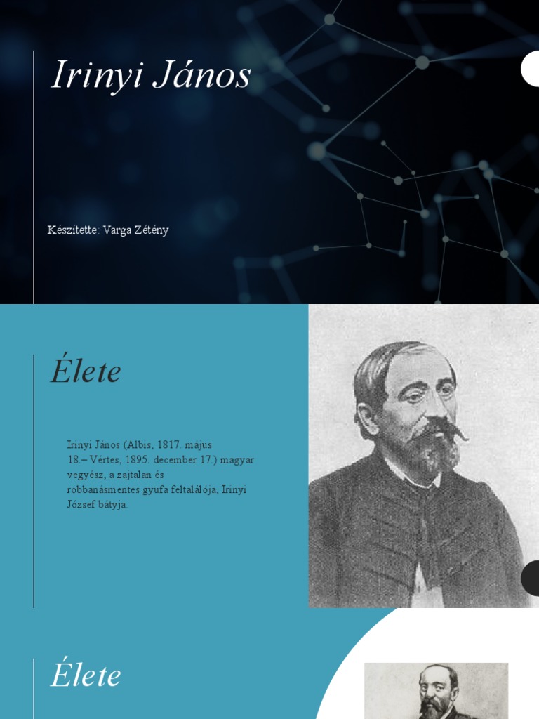 Irinyi János: Készítette: Varga Zétény | PDF