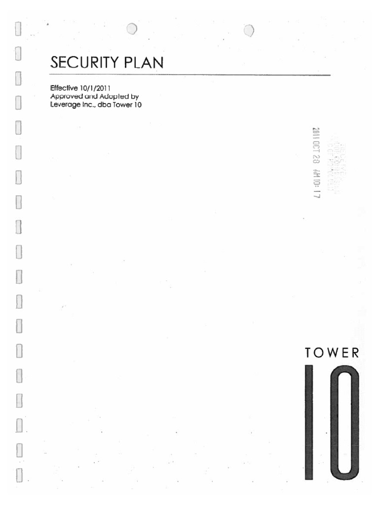 M Nightclub Security Plan (2011) | PDF