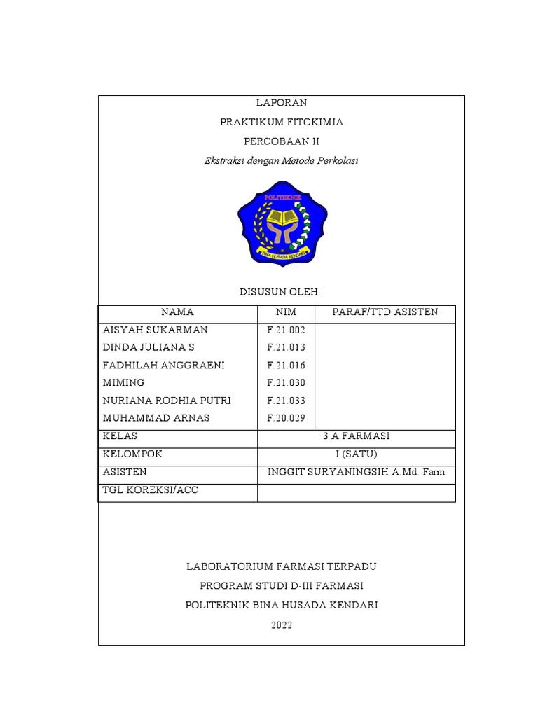 Laporan Perkolasi Kelompok 1 | PDF