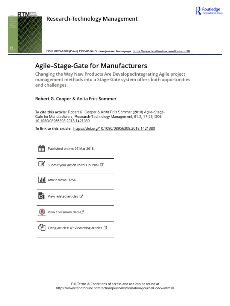 Agile Stage Gate for Manufacturers | PDF | Agile Software Development ...