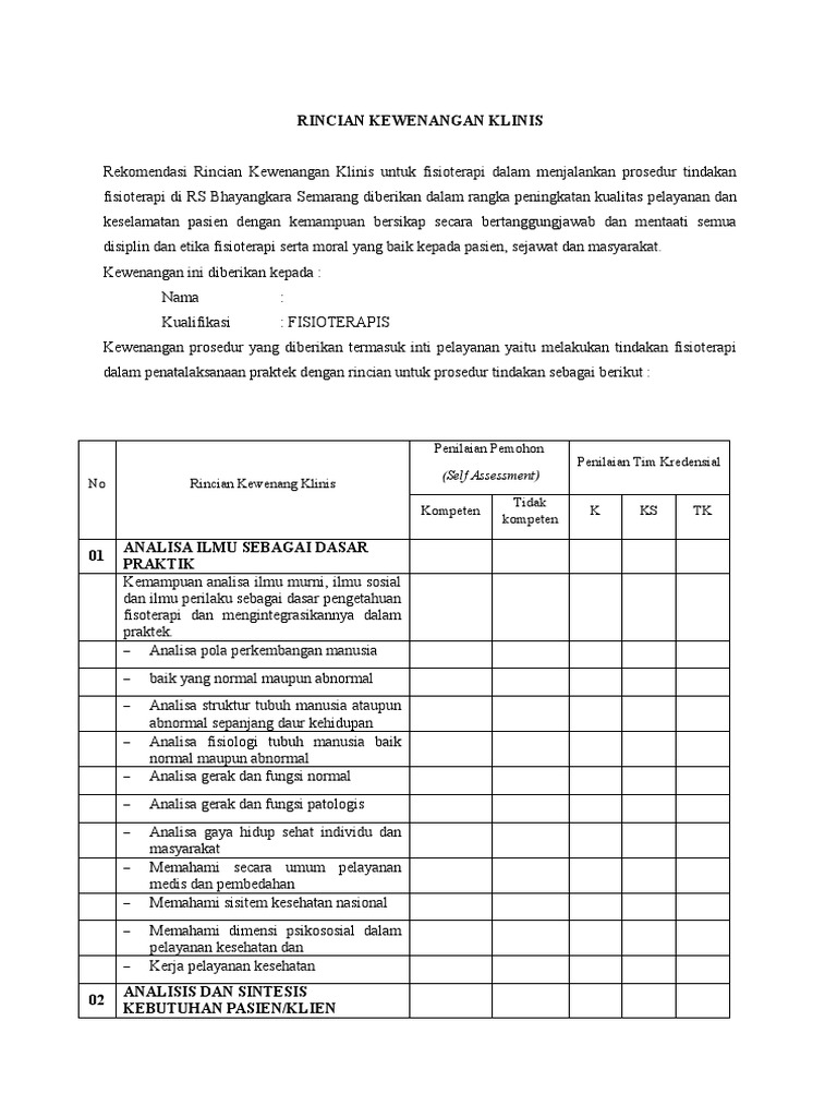 RKK Fisioterapi Fix | PDF