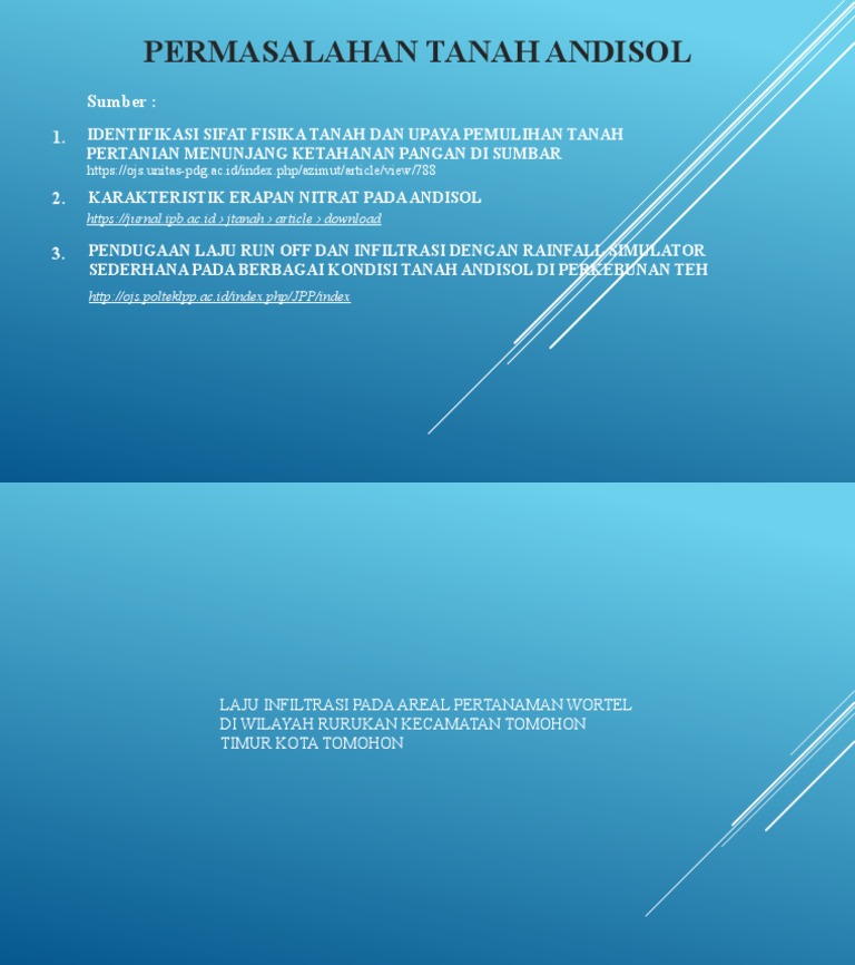 Permasalahan Tanah Andisol | PDF