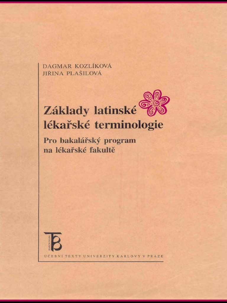 Základy Latinské Lékařské Terminologie | PDF
