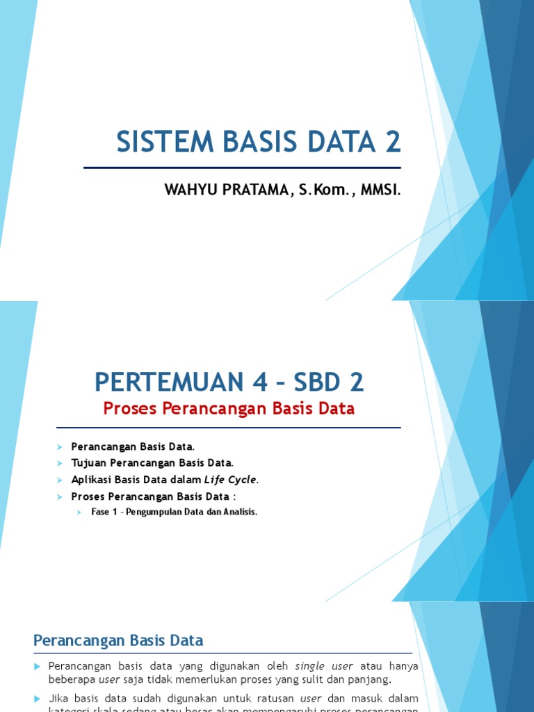 Proses Desain Basis Data Efektif | PDF
