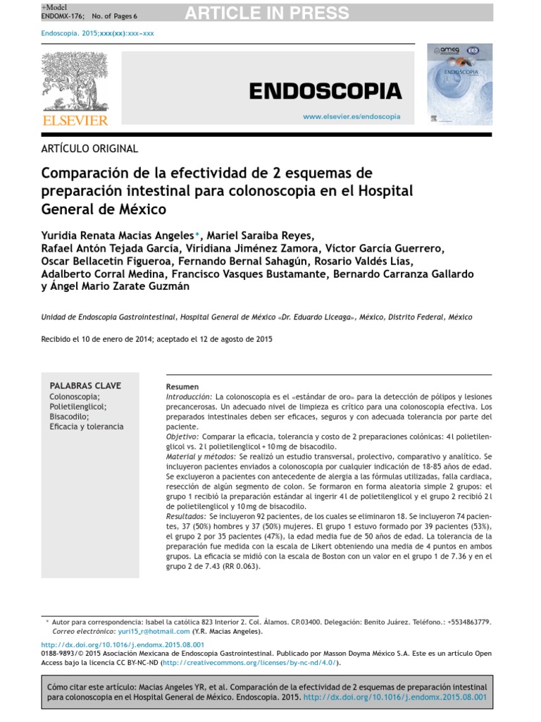 Endos | PDF | Gastroenterología | Especialidades Medicas