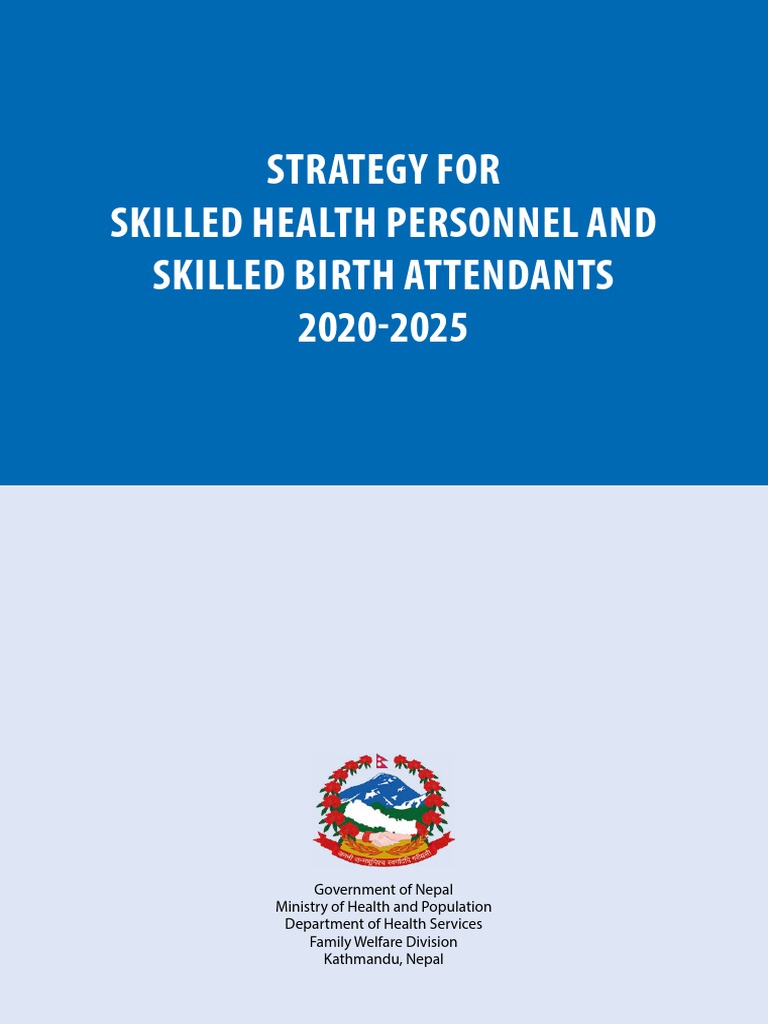 Strategy For Skilled Health Personnel and Skilled Birth Attendants 2020 ...