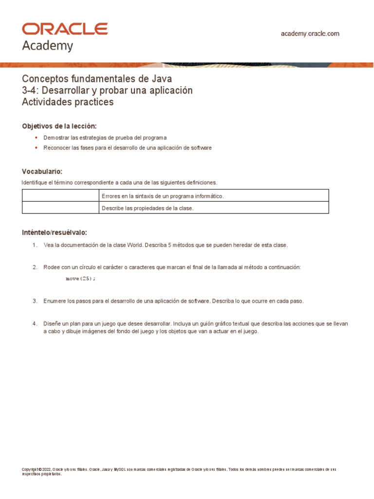 JF 3 4 Practice Esp | PDF