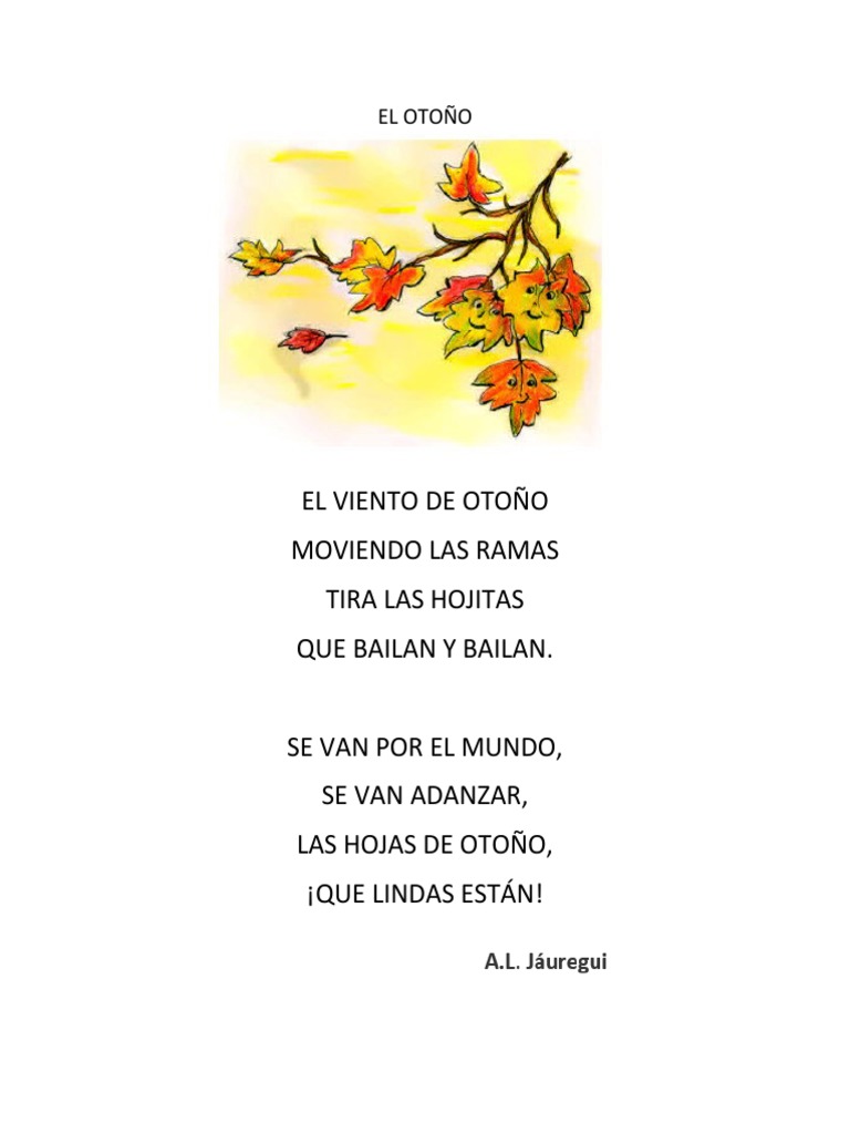 Poesia El Otoño | PDF