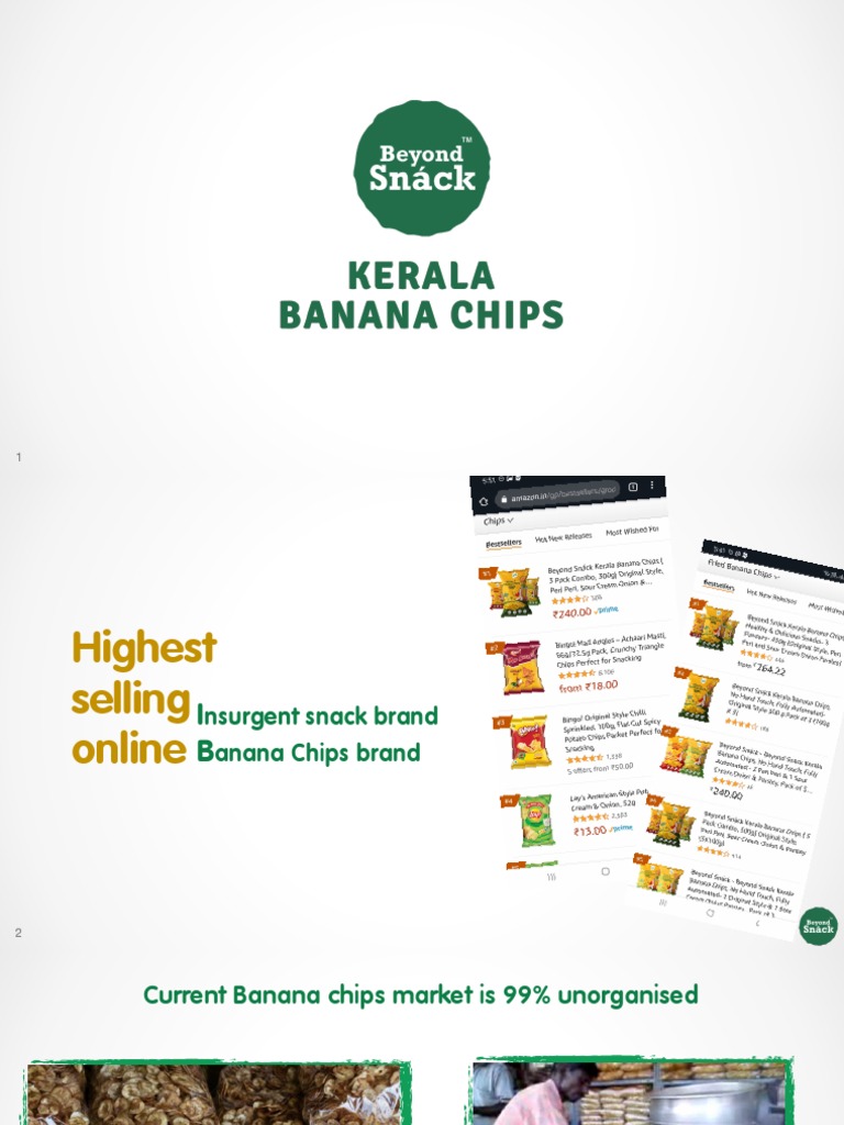 Beyond Snack: Kerala's Leading Banana Chips | PDF | Potato Chip | Food ...