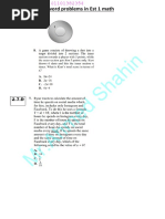 MR - Bayoumy Octo 2023 EST1 Math (Questions Coll by Students ...