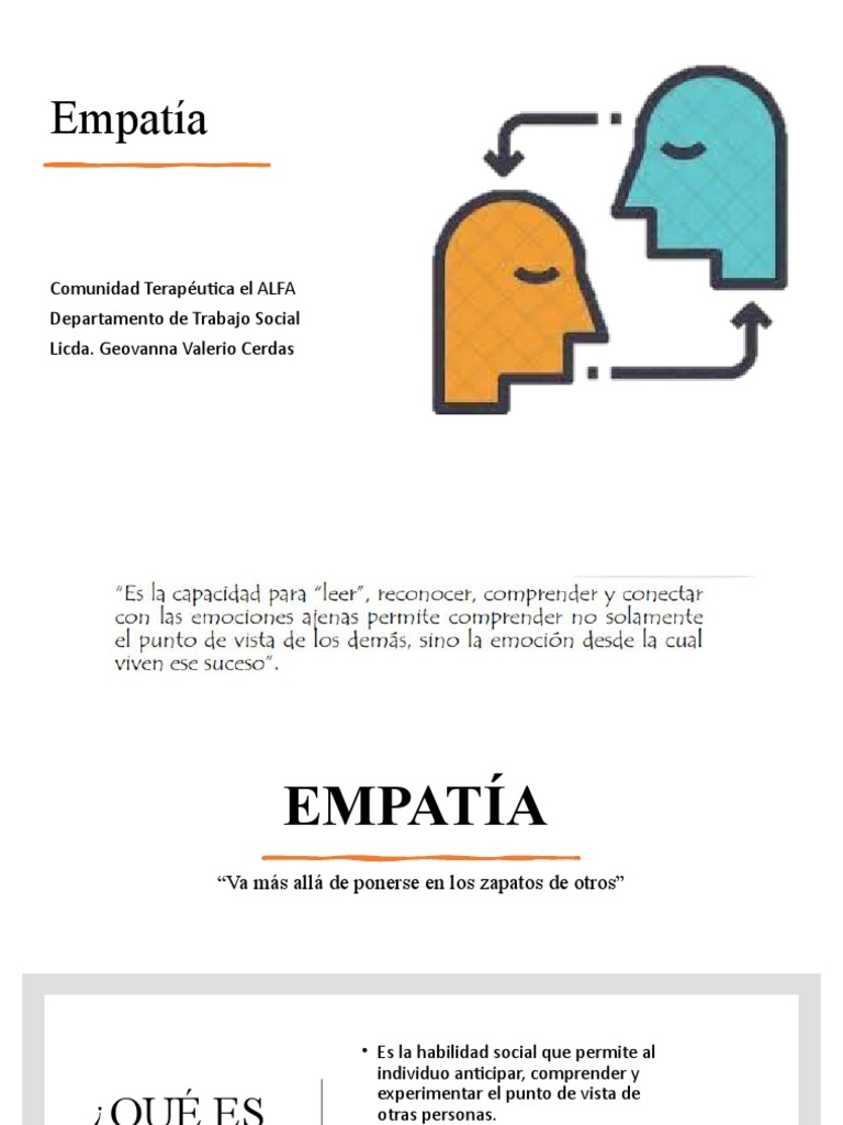 Empatía PPT ALFA | PDF
