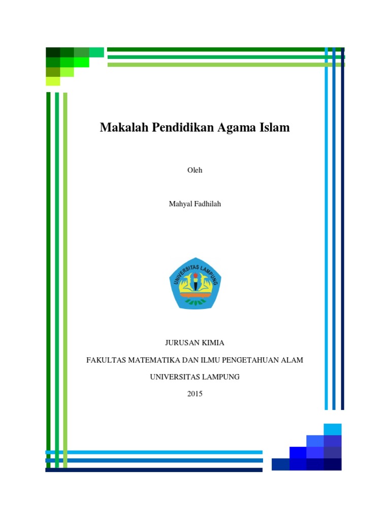 Makalah Pendidikan Agama Islam Rukun Isl | PDF | Filsafat | Sains & Matematika