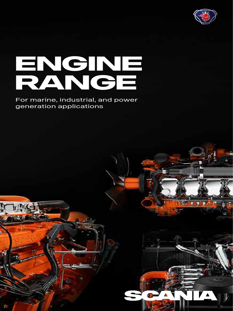 Scania Engine Range Brochure | PDF | Engines | Heat Exchanger