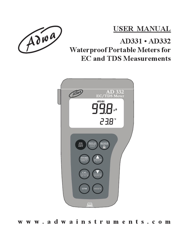 Manual Ad331 332 | PDF | Calibration | Parts Per Notation