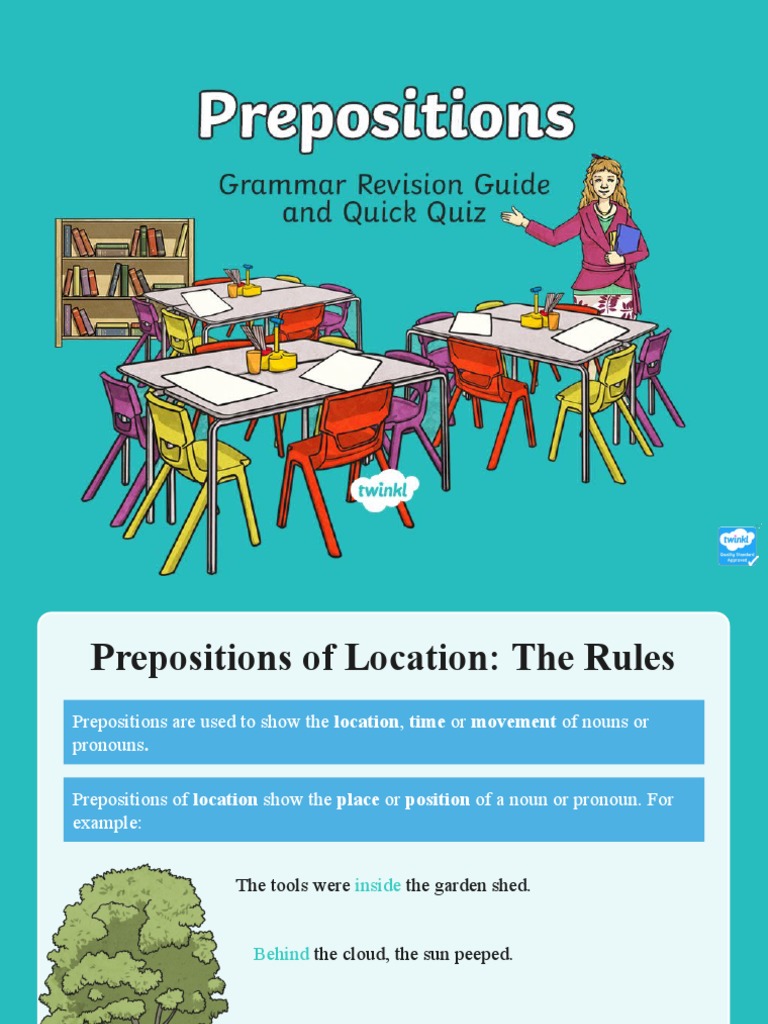 Grammar Revision Prepositions | PDF | Preposition And Postposition ...