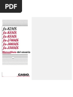 Manual de Usuario Casio FX-991EX (Español - 48 Páginas) | PDF | Calculadora | Ciencias de la ...