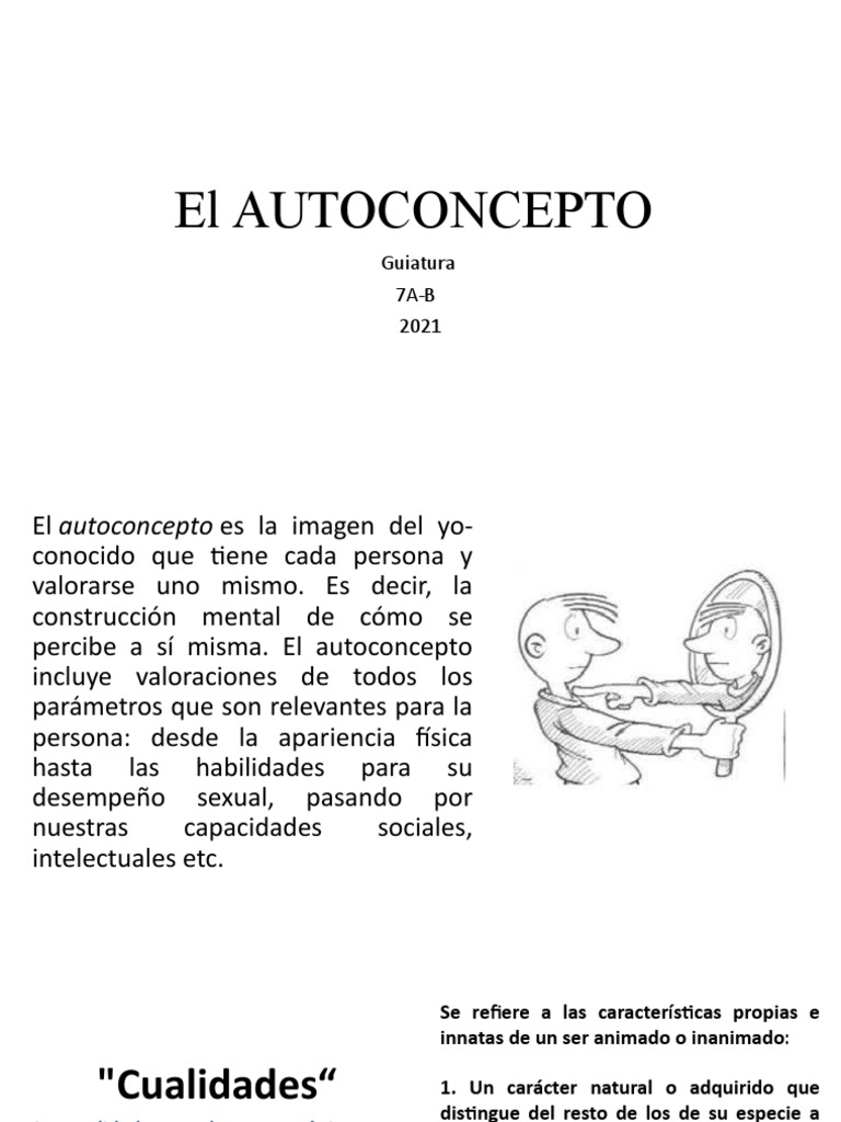 Actividades para Mejorar el Autoconcepto | PDF