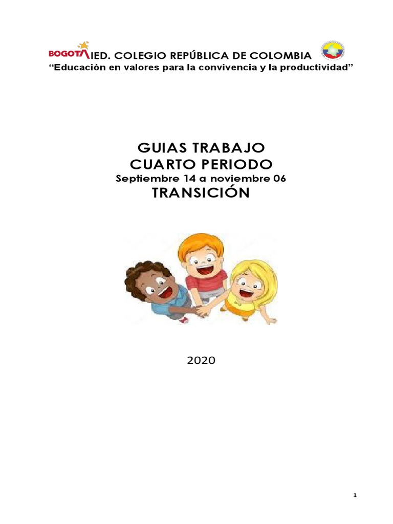 Guias de Trabajo Transicion | PDF | Raza (categorización humana ...