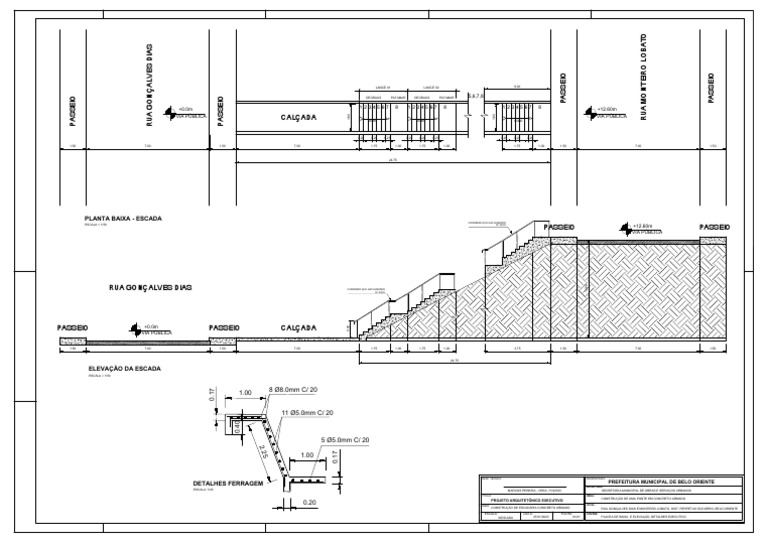 Calçada: Planta Baixa - Escada | PDF