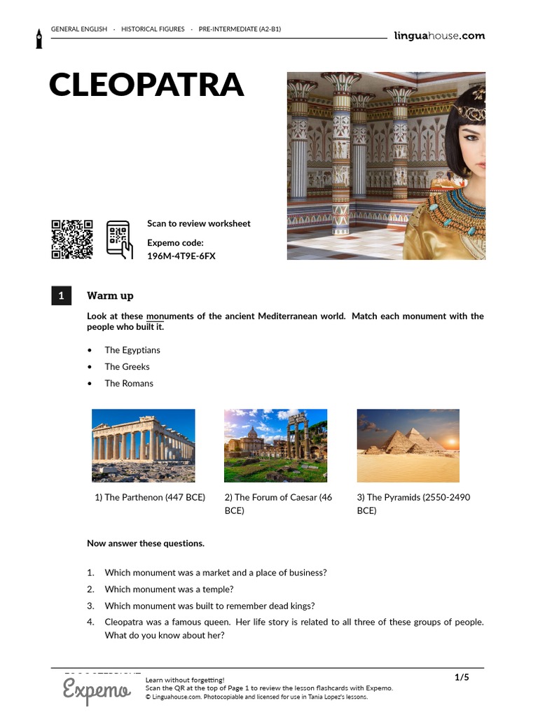 Cleopatra British English Student | Download Free PDF | Cleopatra ...