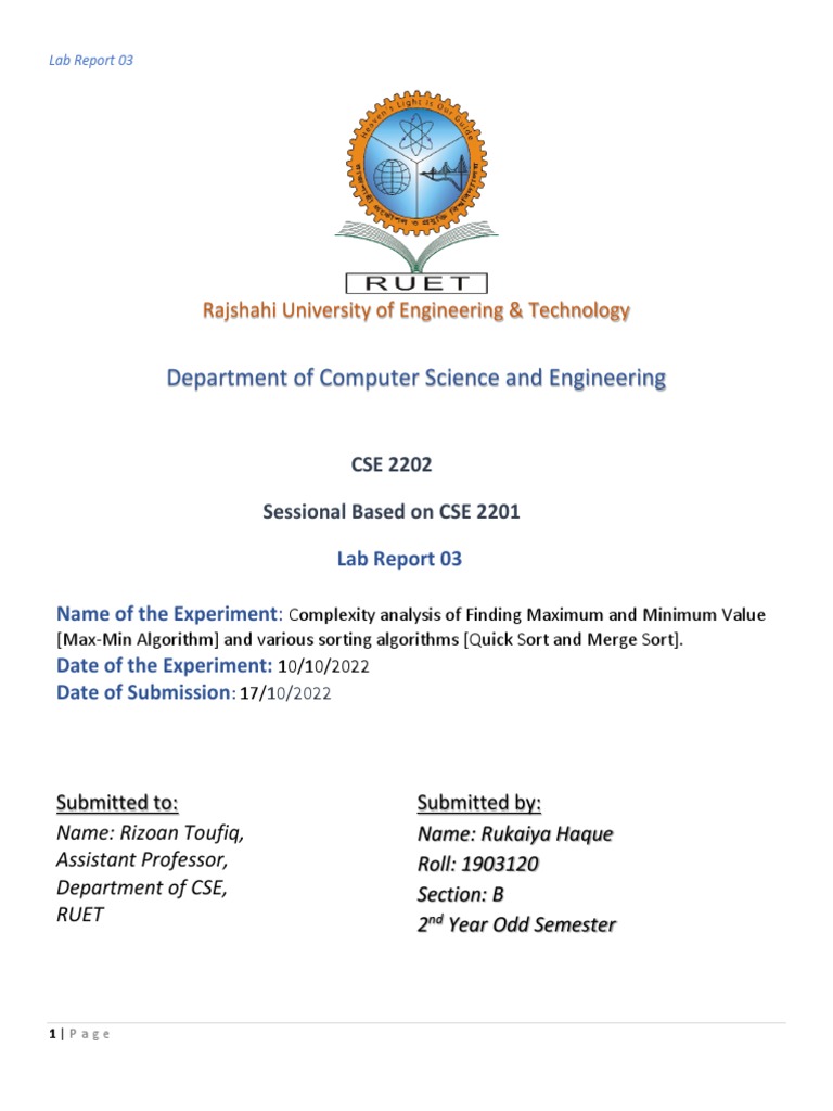 Department of Computer Science and Engineering | PDF | Mathematical Logic | Algorithms And Data ...