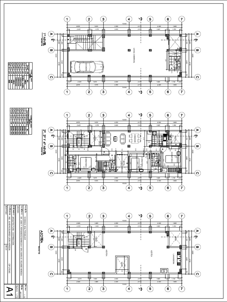 Arquitectura Casa de 6X15 | PDF