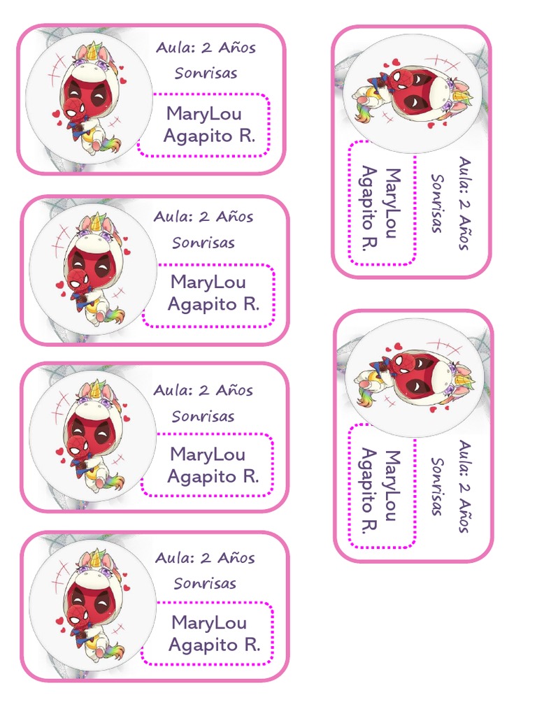 Stickers Cuaderno | PDF