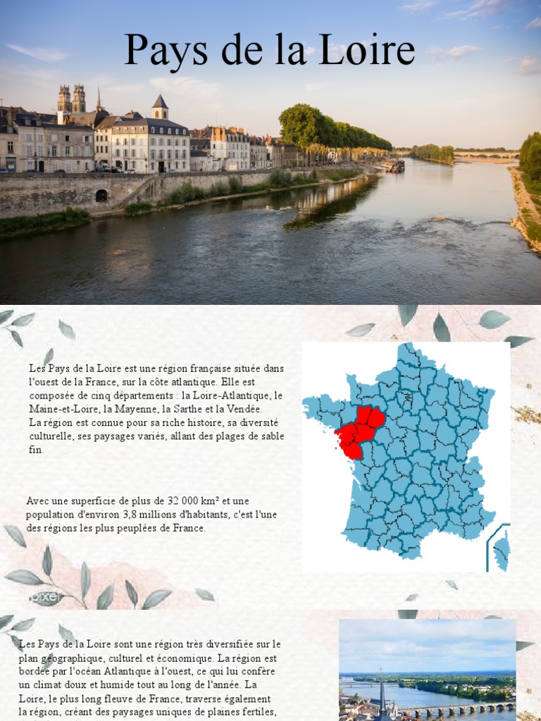 Pays de la Loire : Histoire et Superficie | PDF | France | Bretagne