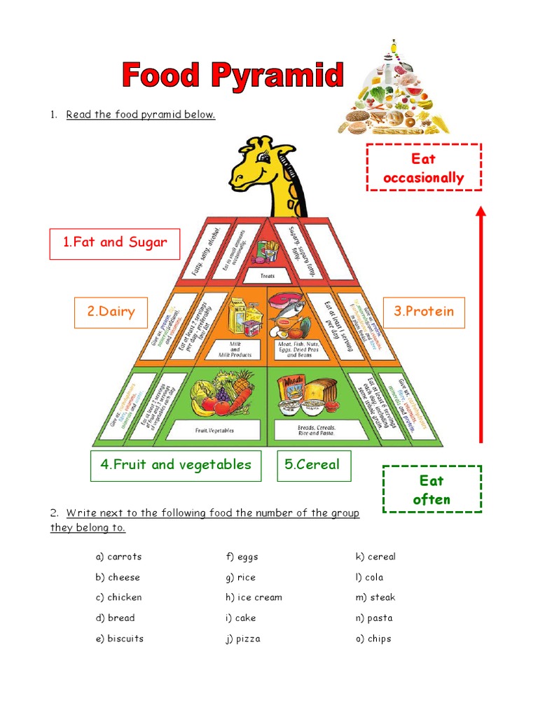 Food Pyramid | PDF