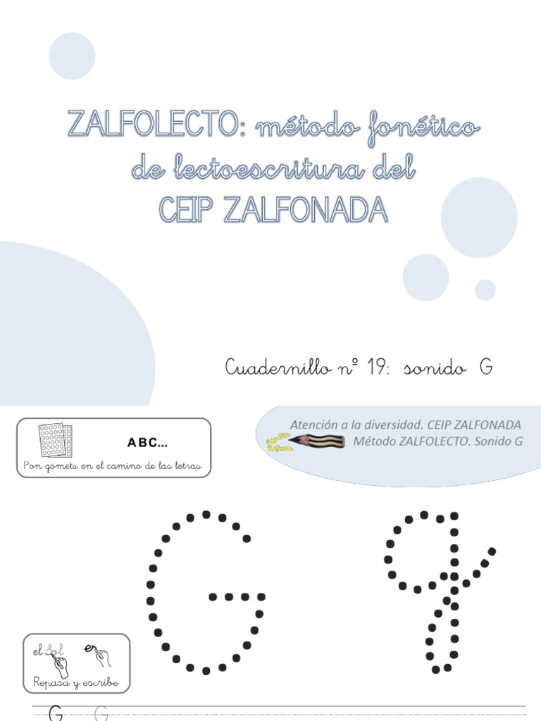 Lectoescritura G | PDF