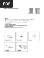 Silicon Temperature Sensors KTY84 Series: Table 1 | PDF | Quantity ...