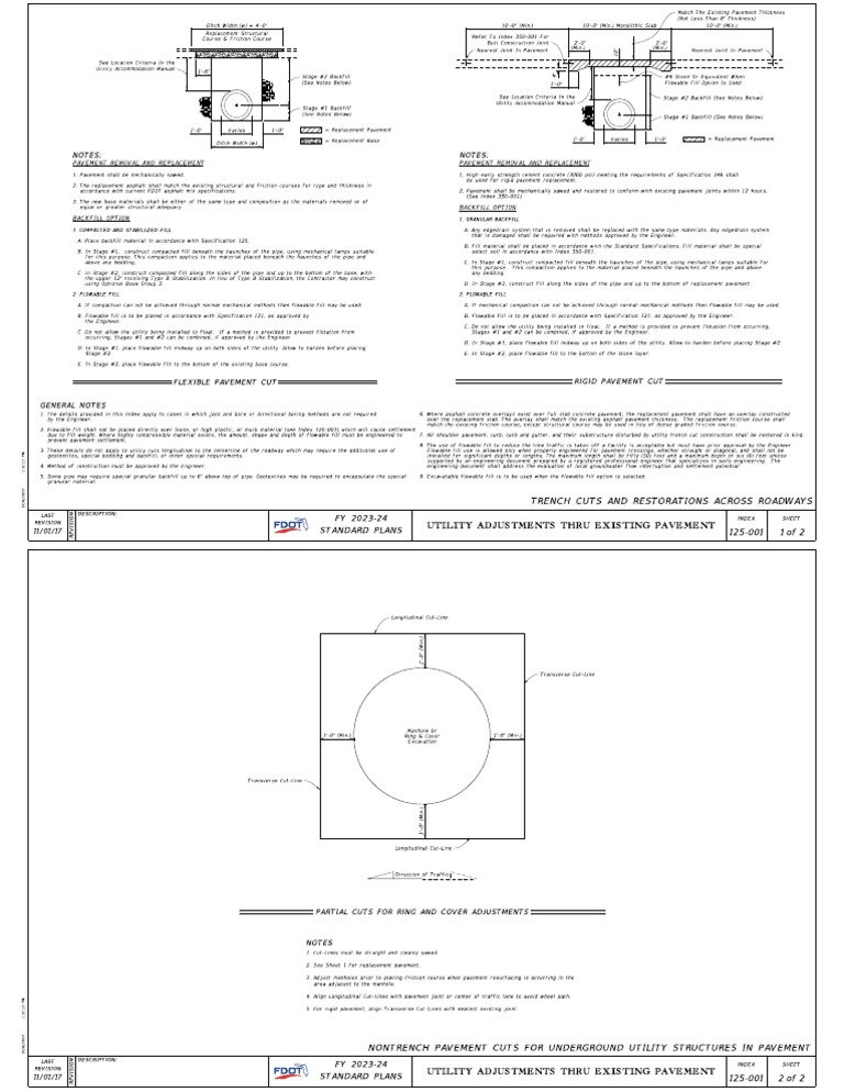 Utility Trench Restoration Guide | PDF | Road Surface | Concrete