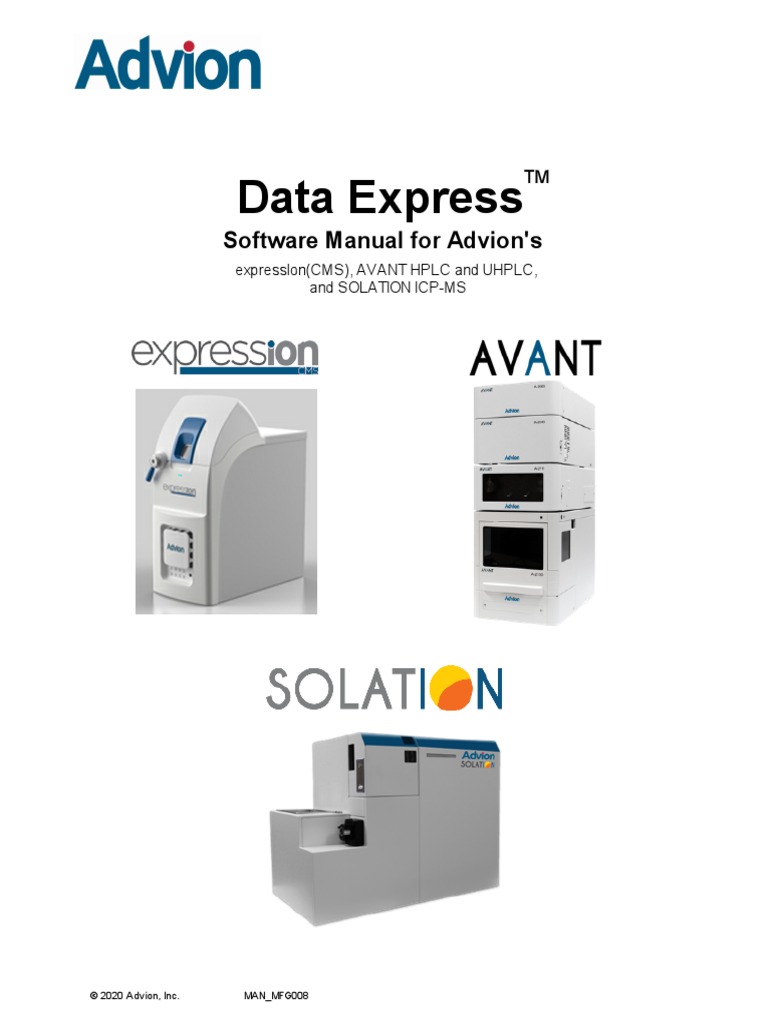 MAN - MFG008 - RevN - Data Express Software User Manual | PDF ...