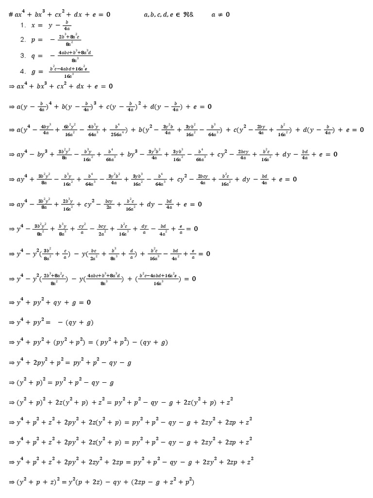 derivation-of-the-quadratic-formula-from-the-standard-form-of-a
