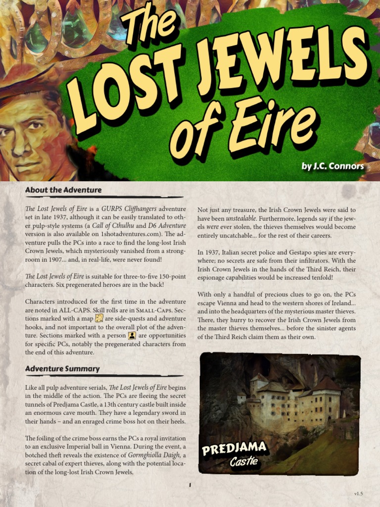 GURPS 4e - Lost-Jewels-Eire | PDF | Jewellery