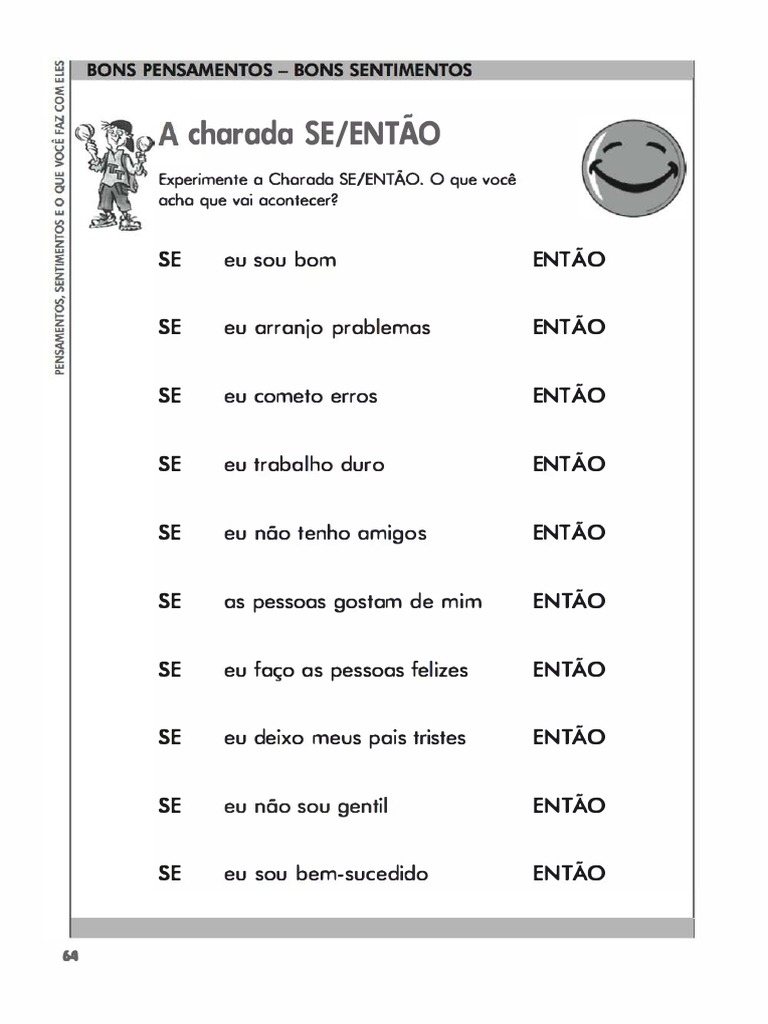 Bons Pensamentos Bons Sentimentos Ebook | PDF