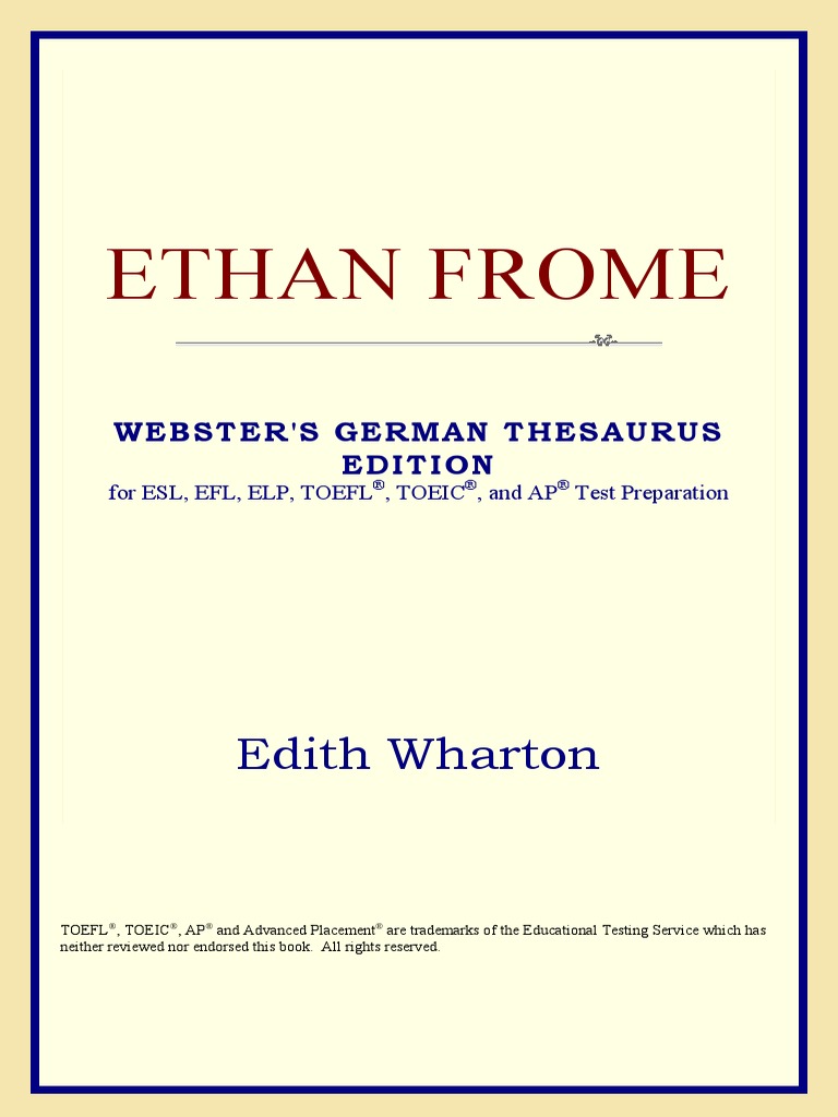 Ethan Fome | PDF | English As A Second Or Foreign Language | Ethan Frome