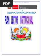 Plan Lector 2025 | PDF | Aprendizaje | Cognición