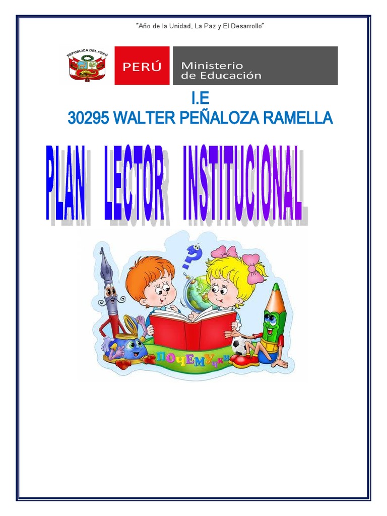 Plan Lector Institucional-2023 | Descargar gratis PDF | Educación primaria | Enseñando