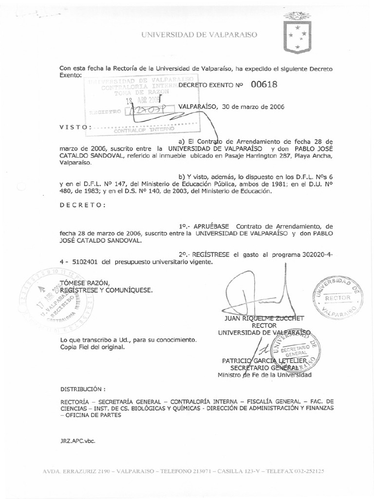 dexe-0618-06_PABLO JOSÉ CATALDO SANDOVAL_PSJE HARRINGTON | PDF