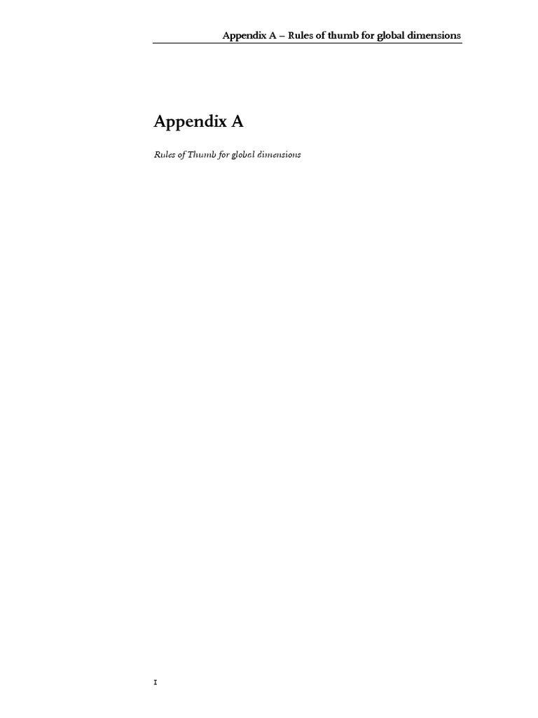 Rules of Thumb Structural Design | PDF | Beam (Structure) | Bending