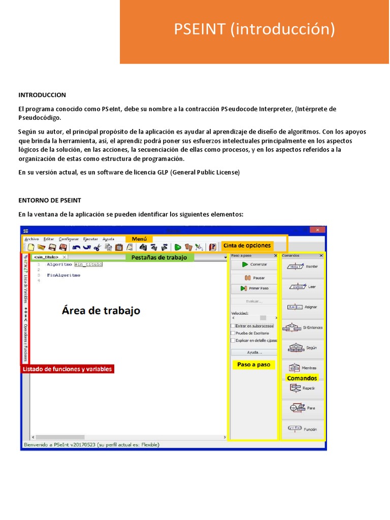 4 Pseint Introduccion | Descargar gratis PDF | Algoritmos | Programa de computadora