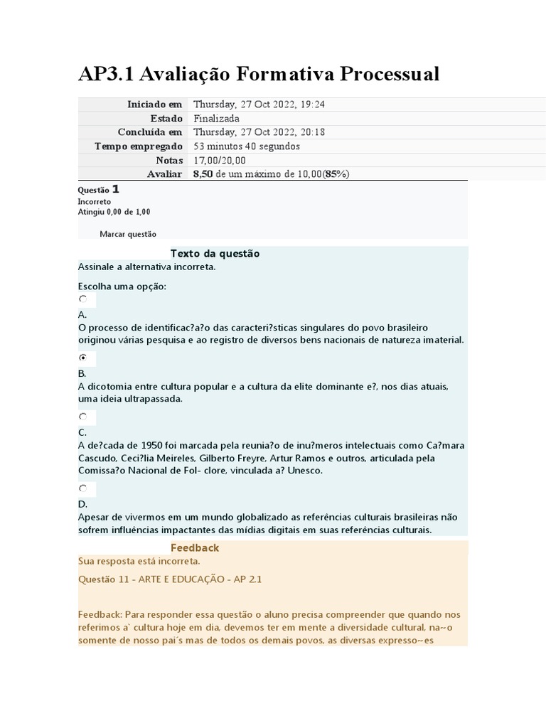 Ap3 Arte e Educação | PDF | Pedagogia | Museu