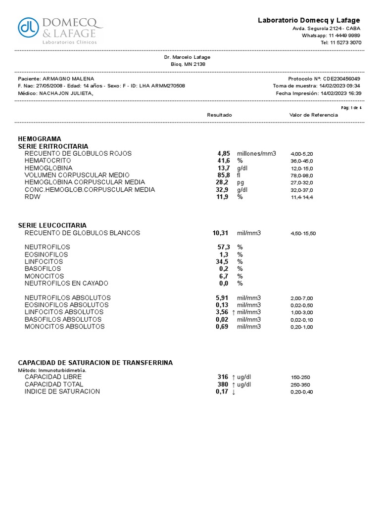 Laboratorio Domecq y Lafage: Pág: 1 de 4 | PDF | Colesterol | Medicina ...
